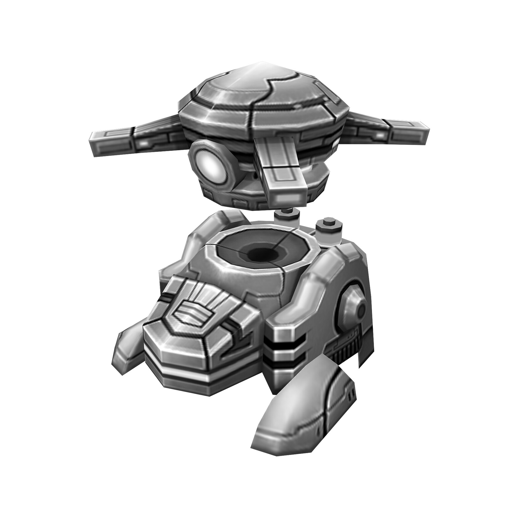 ArtStation - Rotating turret - frozen type 03 | Game Assets