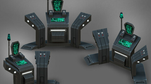 ArtStation - Command-console | Game Assets