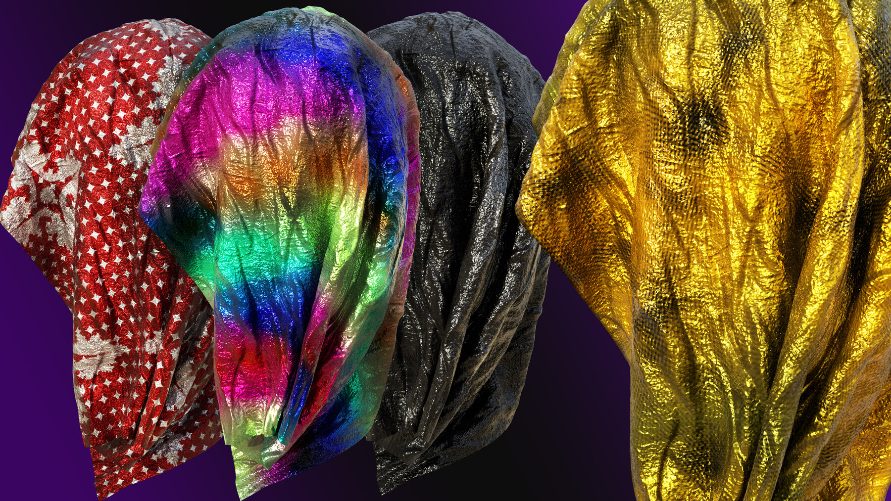 ArtStation - 40 Reality plastic fabric smart materials | Resources