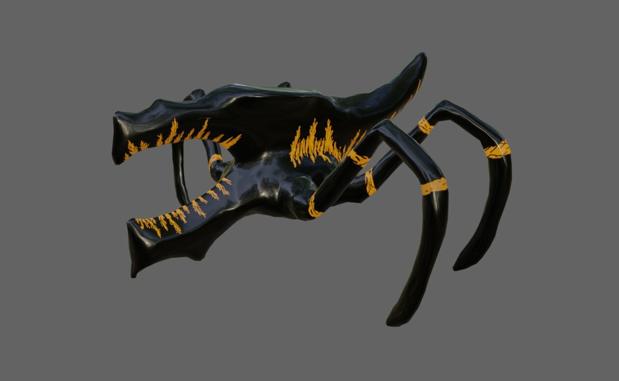 ArtStation - Alien Bug Low-poly 3D model | Game Assets