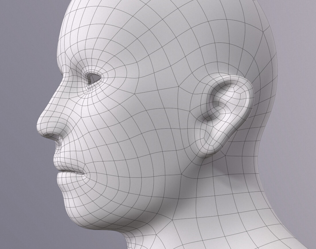 ArtStation - Lowpoly Human Base Mesh | Game Assets