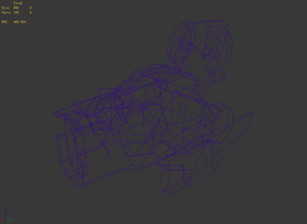 ArtStation - Machinery - Floating Cannon 03 | Game Assets