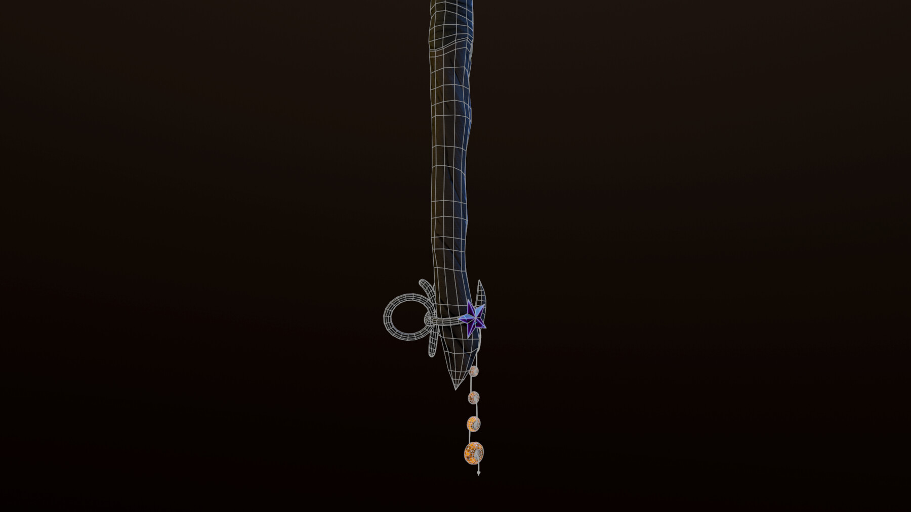 ArtStation - Low-Poly 3D Model Emissive Magic Staff | Game Assets