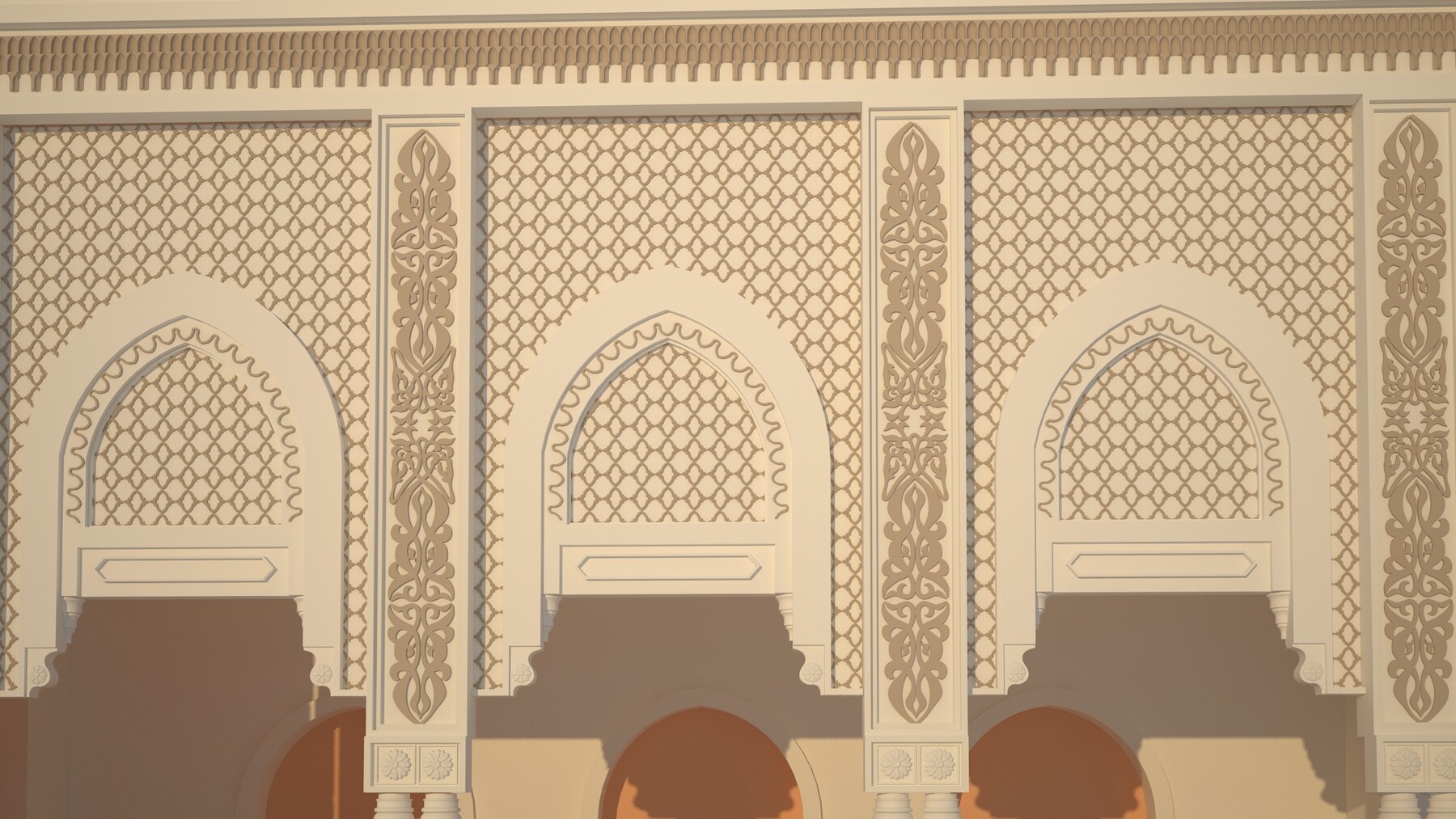 ArtStation - 3D Entrance Mosque | Resources