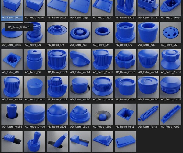 ArtStation - [Kit Ops] AD Inserts - Retro | Resources