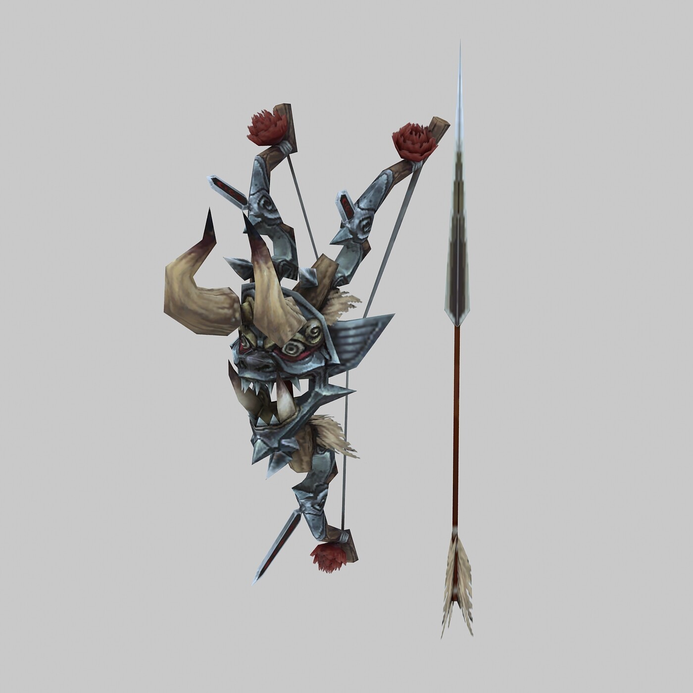 ArtStation - Low poly 3D games - Devil - Bows and Arrows | Game Assets