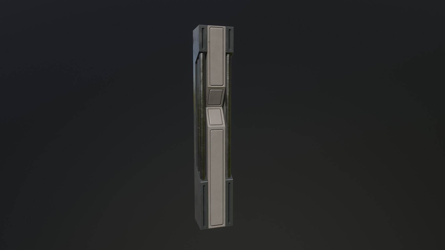 ArtStation - Modular Sci Fi Walls Low-poly 3D model | Game Assets