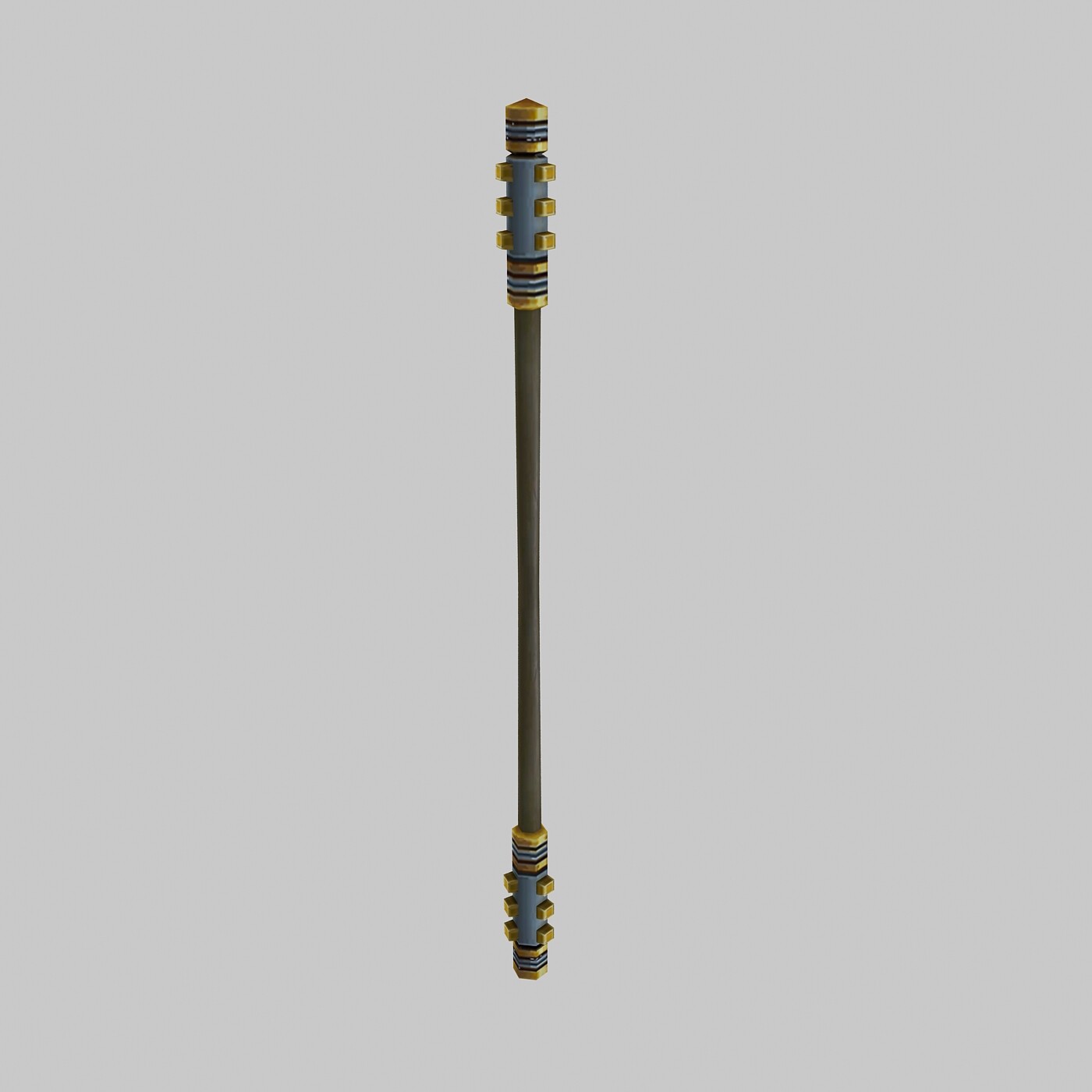 ArtStation - Low poly 3D games - Weapons - Sticks 002 | Game Assets