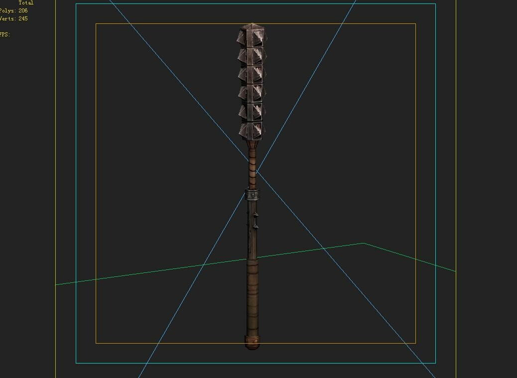 ArtStation - Weapon - Stick 003 | Game Assets