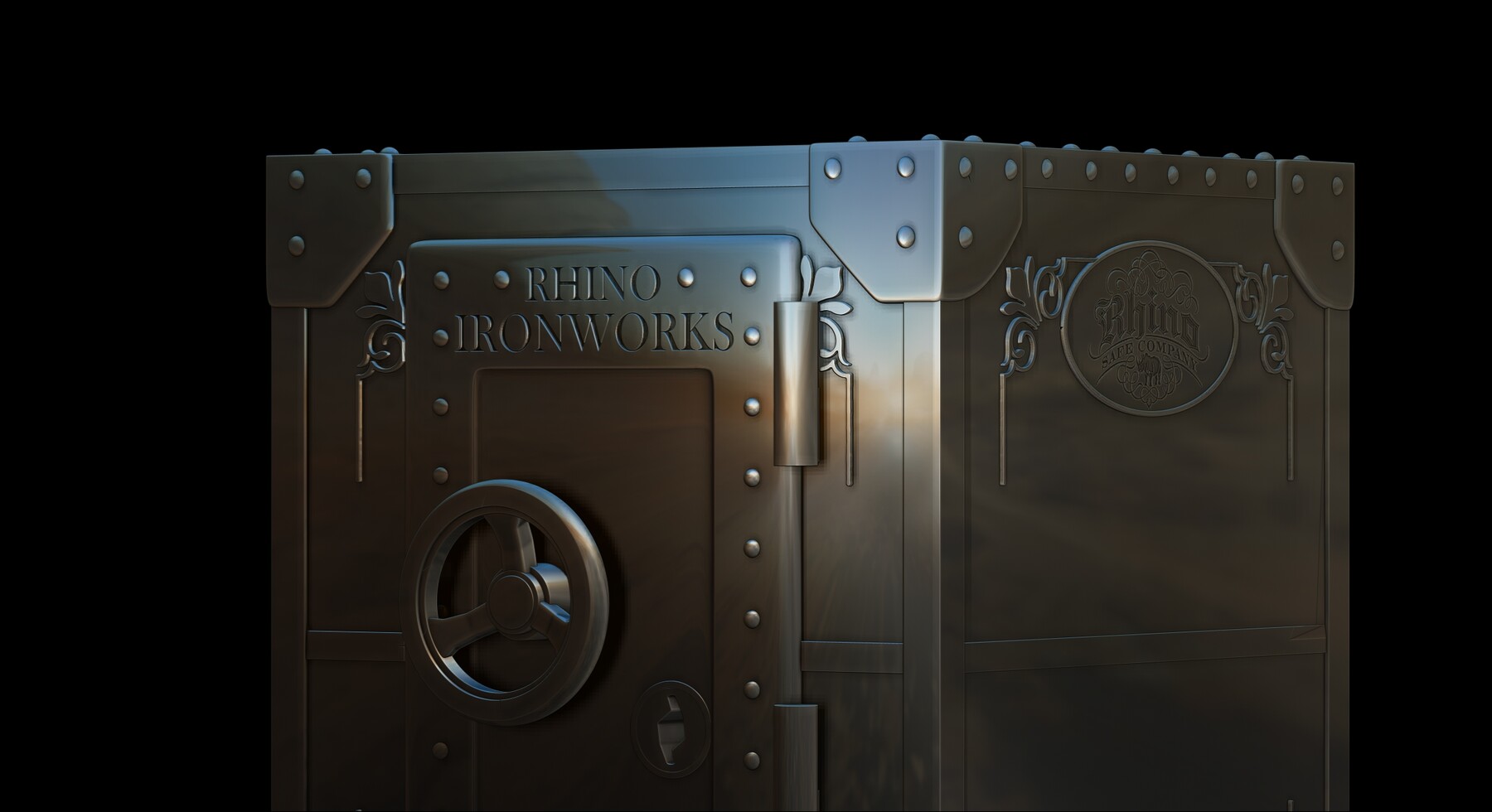 ArtStation - Money Box, reproduction of Safe Rhino IronWorks Model ...