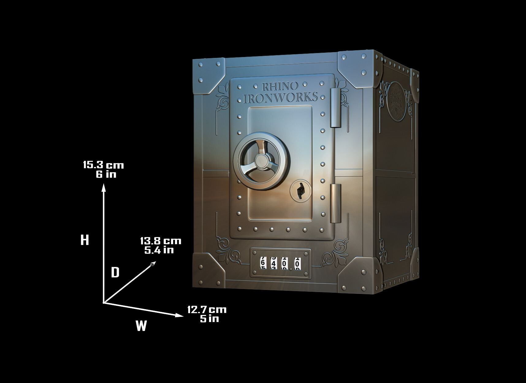 ArtStation - Money Box, reproduction of Safe Rhino IronWorks Model ...