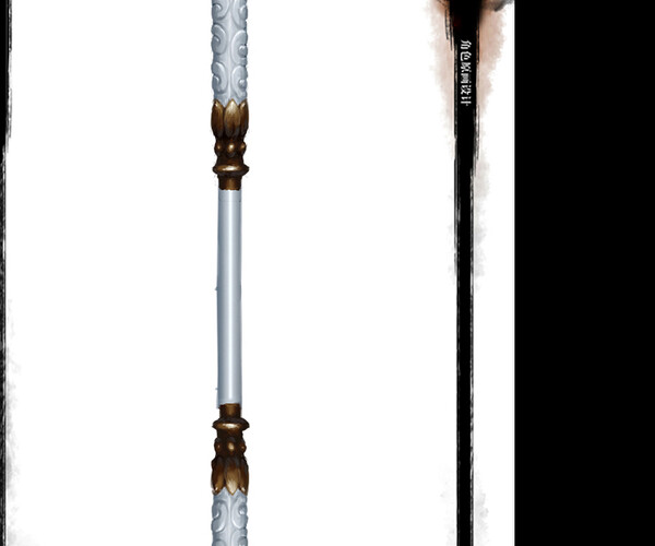 ArtStation - Weapon - Stick 007 | Game Assets