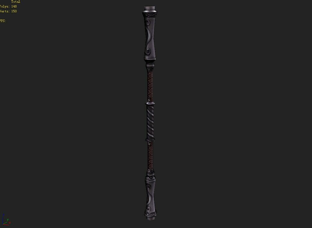 ArtStation - Weapon - Stick 009 | Game Assets