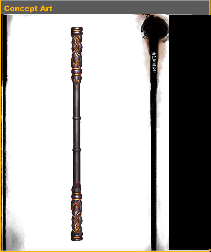 ArtStation - Weapon - Stick 011 | Game Assets