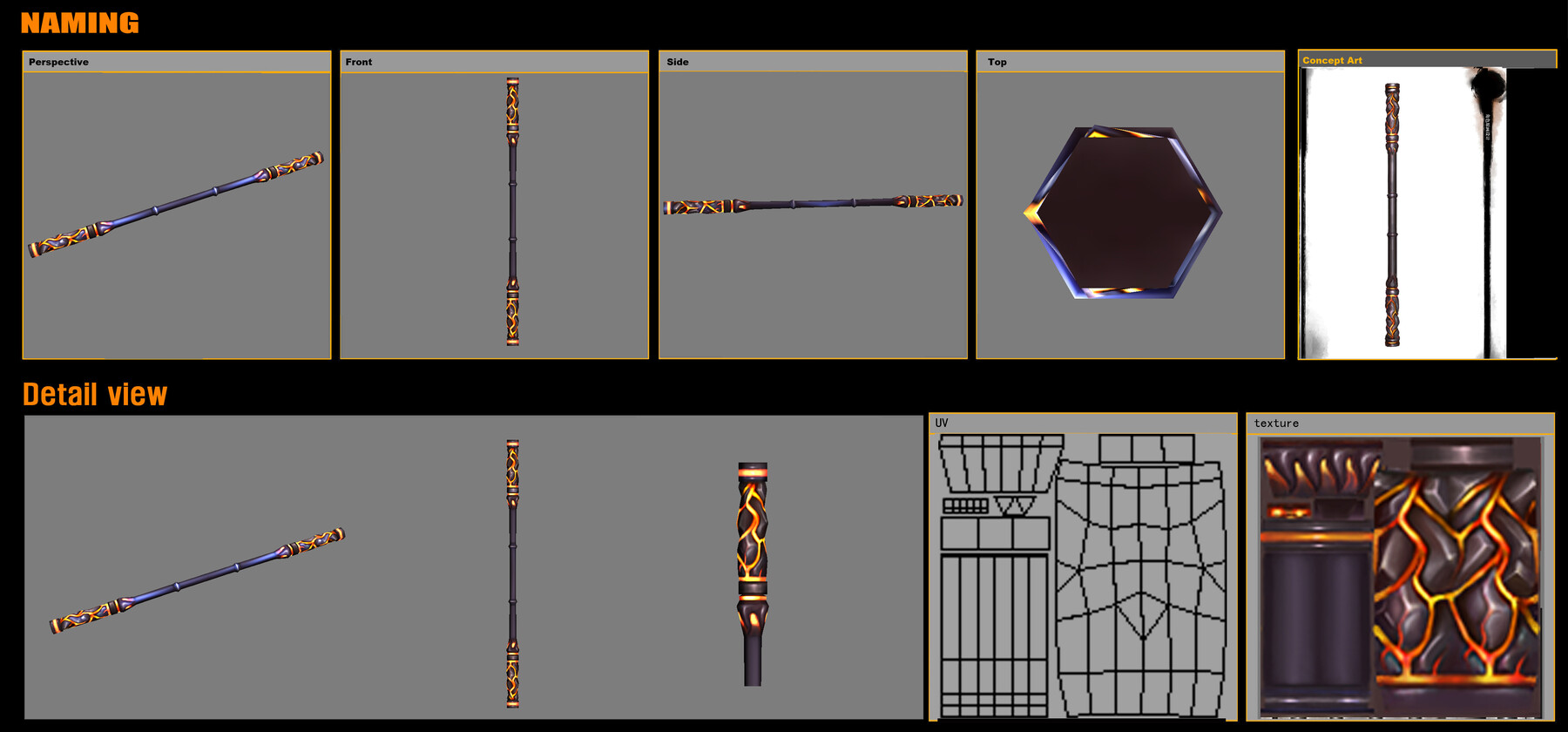 ArtStation - Weapon - Stick 011 | Game Assets