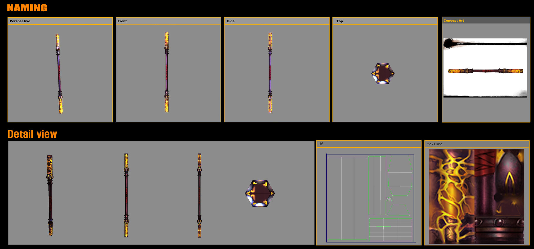 ArtStation - Weapon - Stick 012 | Game Assets