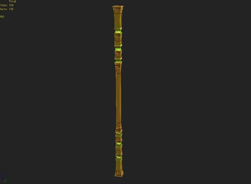 ArtStation - Weapon - Stick 013 | Game Assets