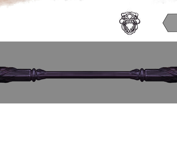 ArtStation - Weapon - Stick 014 | Game Assets
