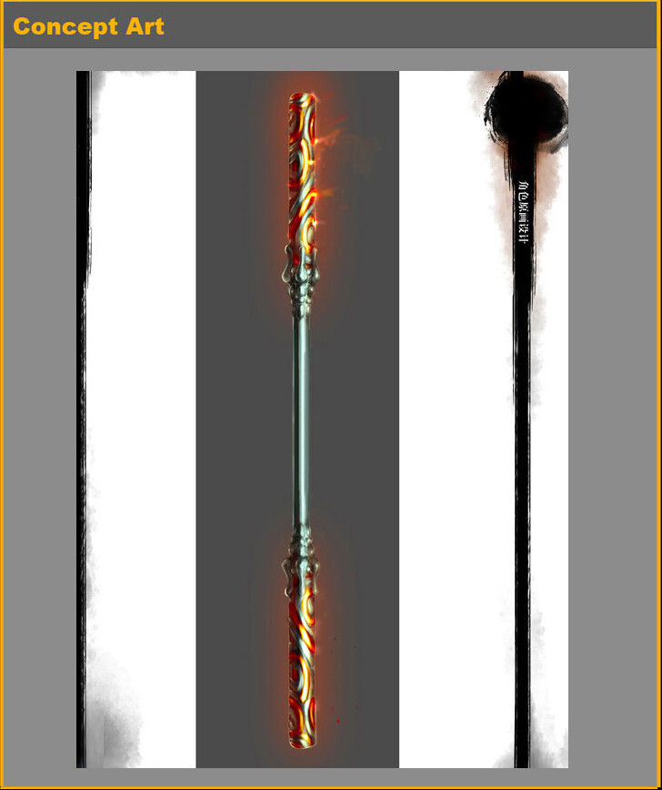 ArtStation - Weapon - Stick 016 | Game Assets