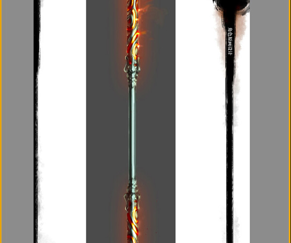 ArtStation - Weapon - Stick 016 | Game Assets