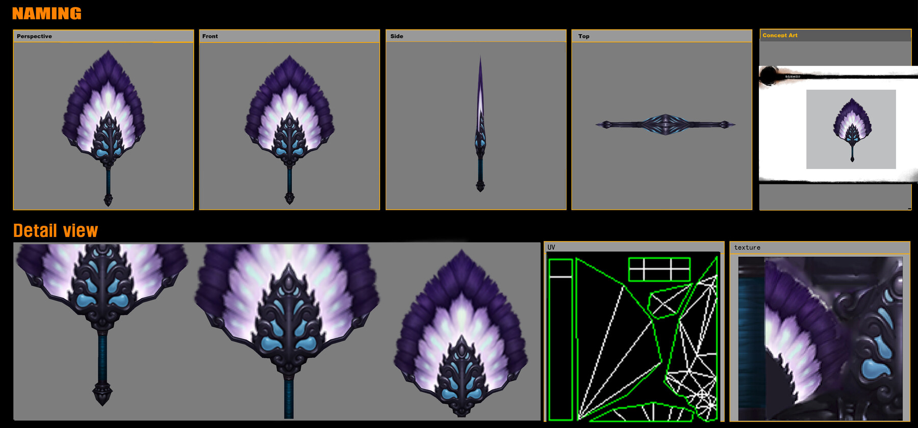 ArtStation - Weapons - Fan 006 | Game Assets