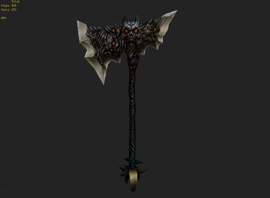 ArtStation - Weapon - Tomahawk 010 | Game Assets