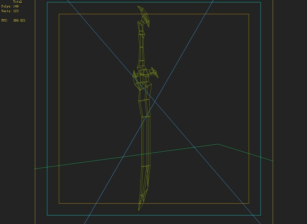 ArtStation - Weapons - Long Knife 01 | Game Assets