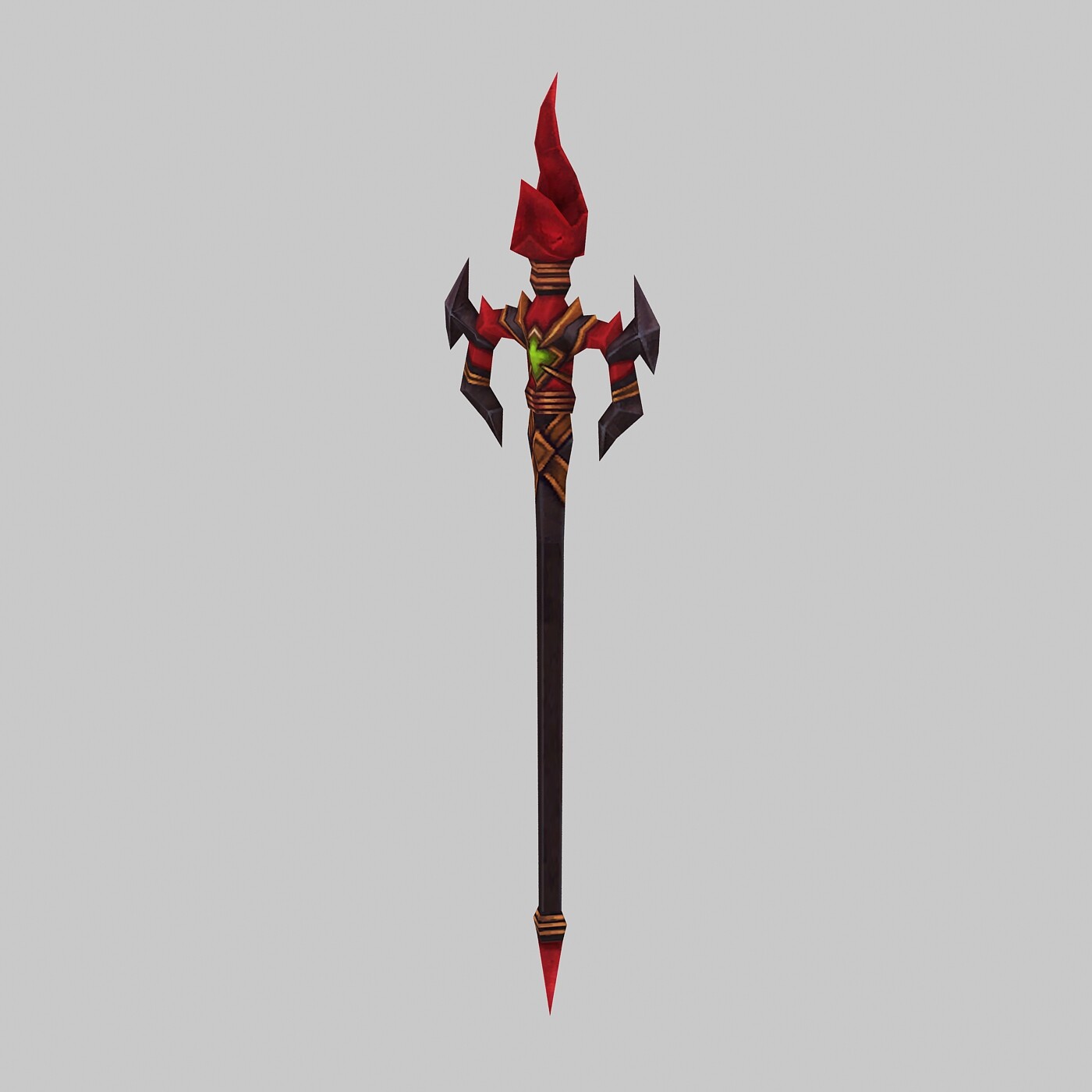 ArtStation - Weapons - Staff 01 | Game Assets