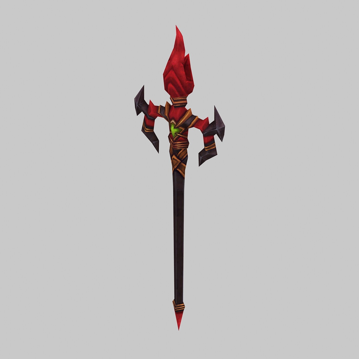 ArtStation - Weapons - Staff 01 | Game Assets
