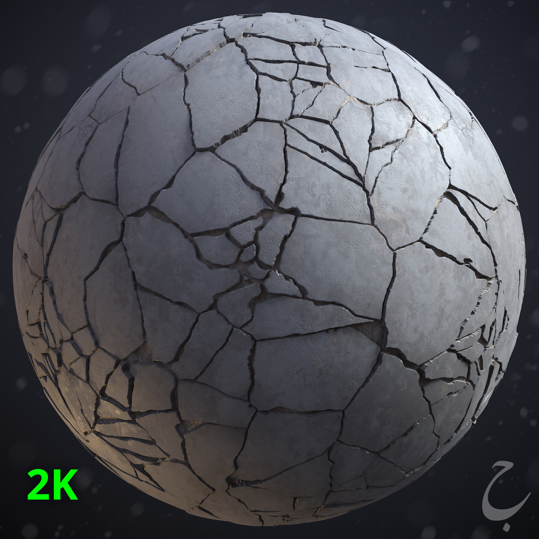 ArtStation - 4 Seamless Dirt & Concrete Textures 2K _ Vol 01 | Game Assets
