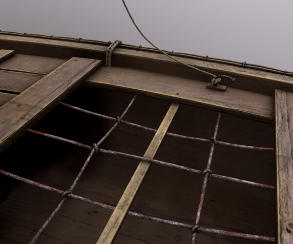 ArtStation - Ancient Boat Floka | Game Assets