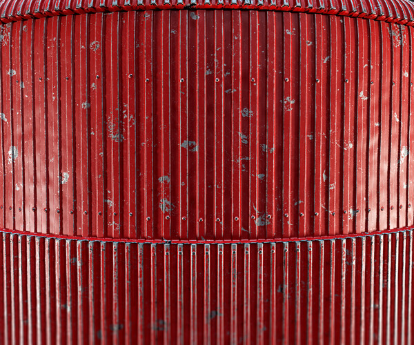 ArtStation - PBR - CORRUGATED METAL ROOF - 4K MATERIAL | Game Assets