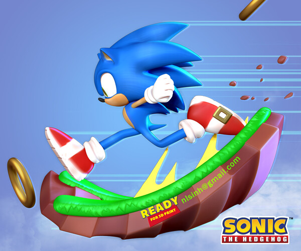ArtStation - Sonic the Hedgehog - Lightning fast | Resources