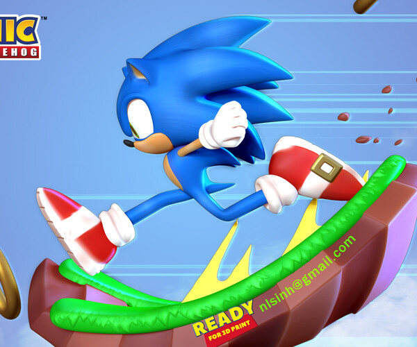 ArtStation - Sonic the Hedgehog - Lightning fast | Resources