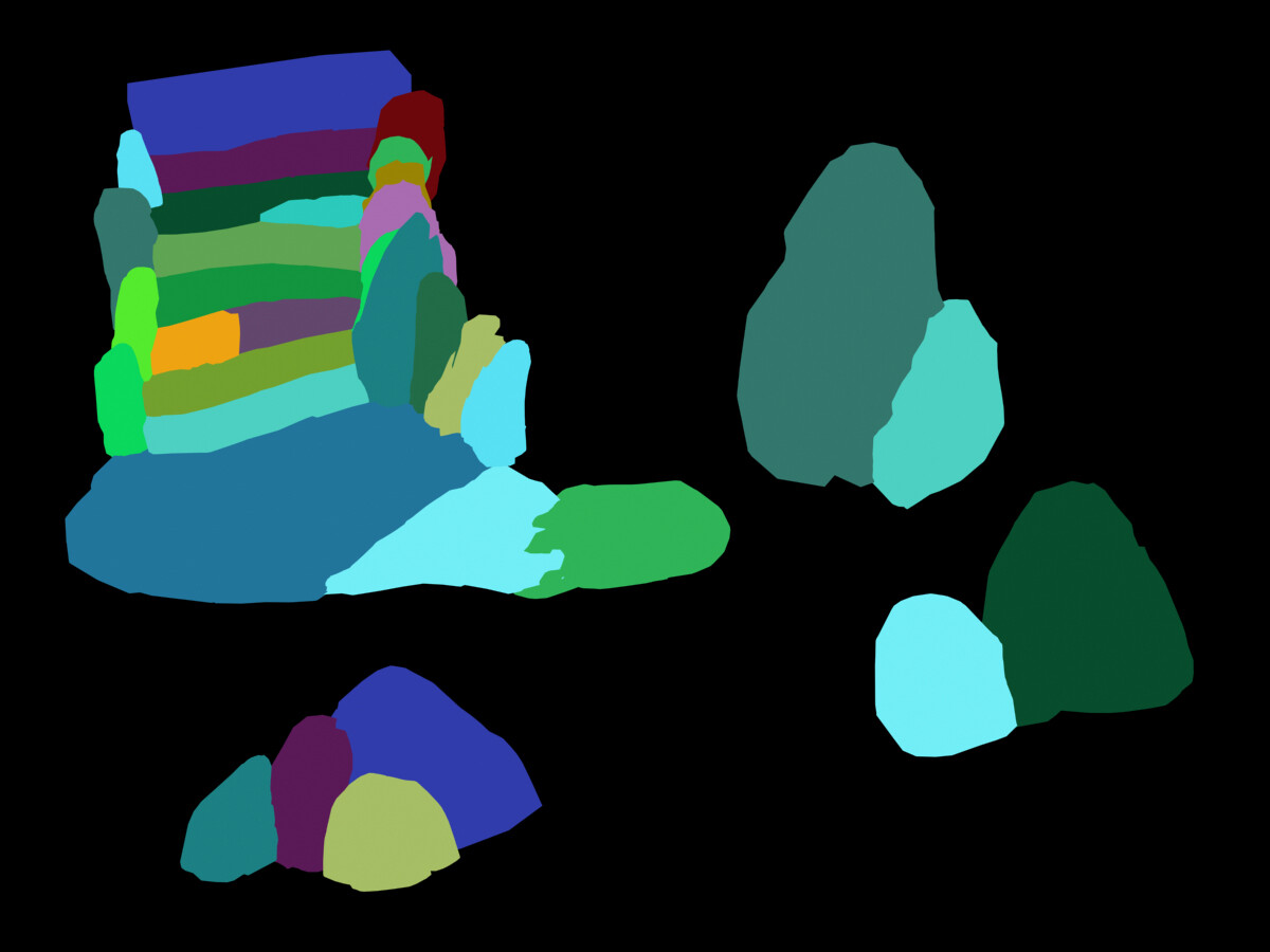 ArtStation - Stone Cliff - Stone Ladder - Stone | Game Assets