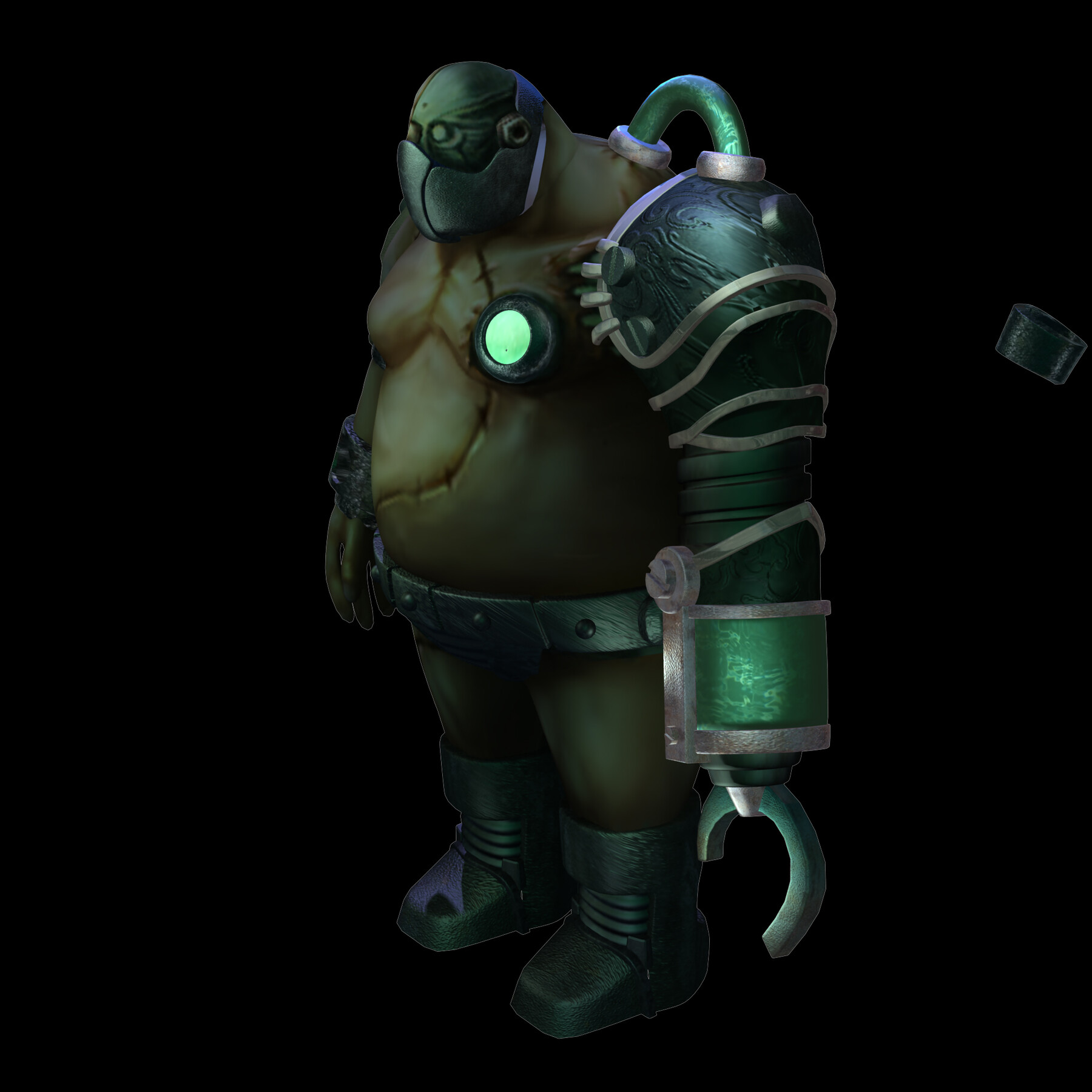 ArtStation - Evil Creature - Biochemical Soldier 01 | Game Assets