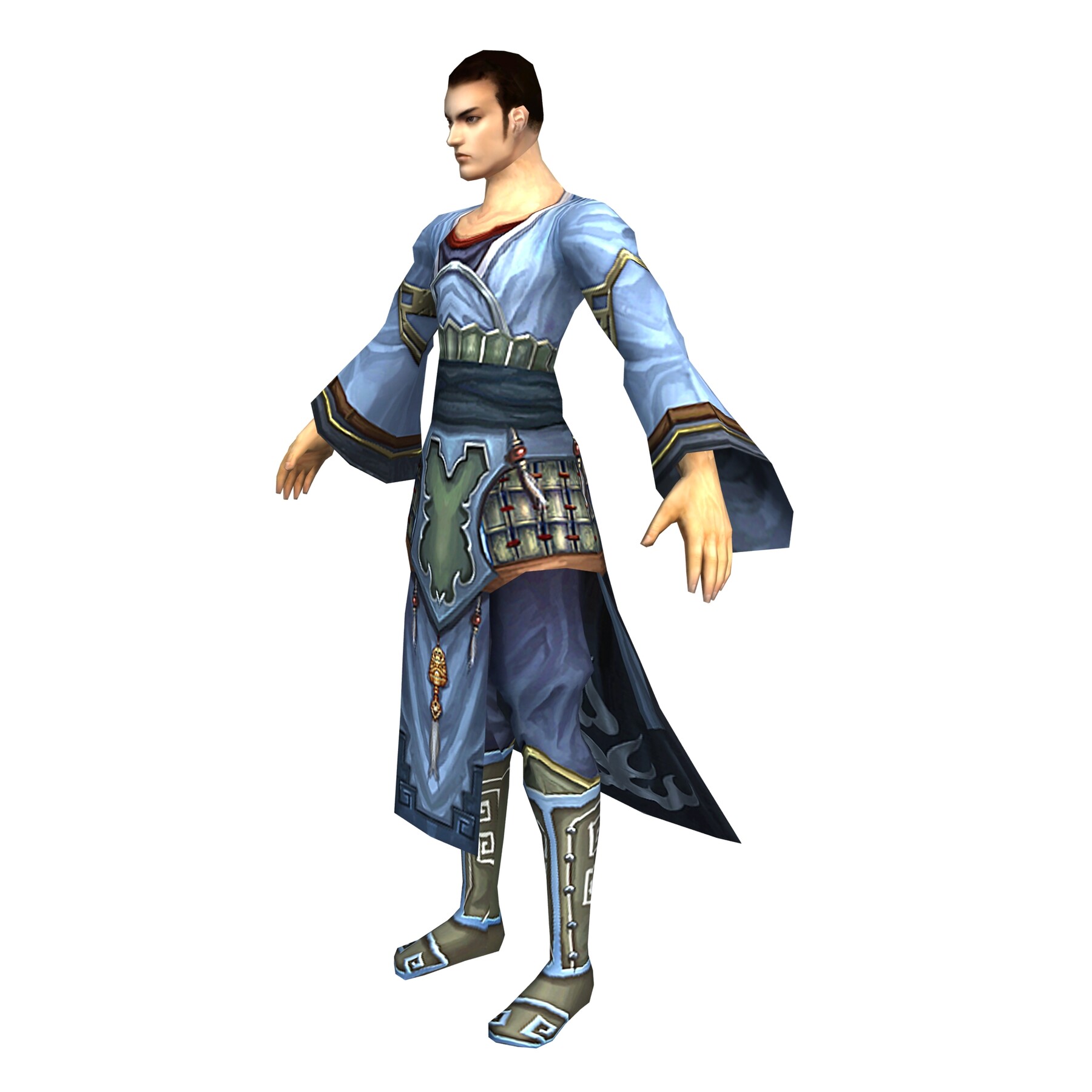 ArtStation - Game 3D Character - Male Mage 01 | Game Assets