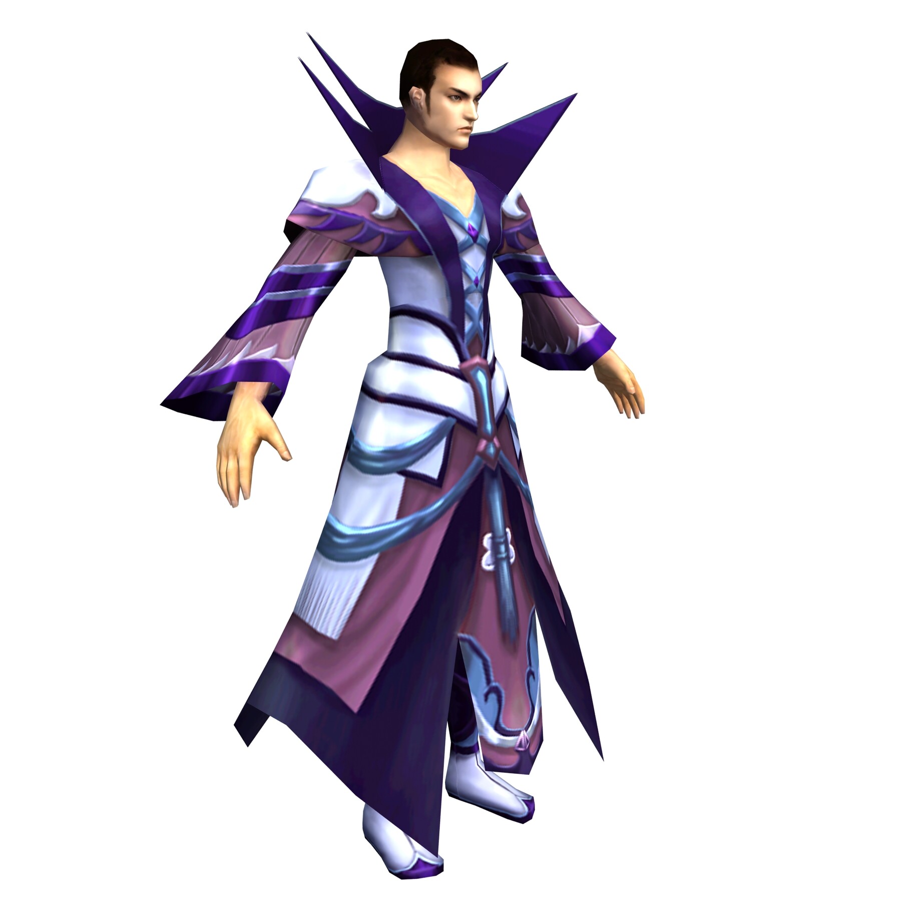 ArtStation - Game 3D Character - Male Mage 04 | Game Assets