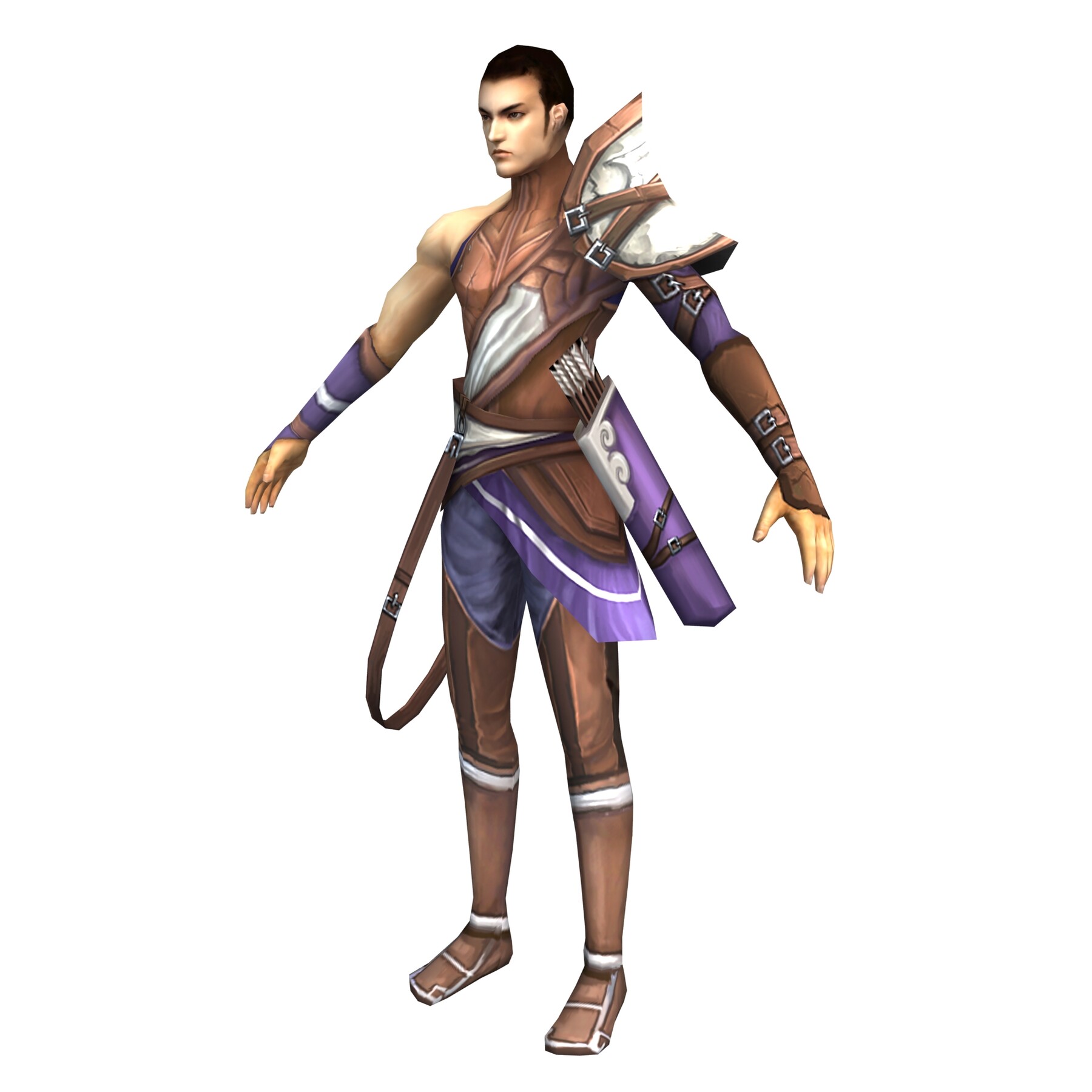 ArtStation - Game 3D Character - Male Archer 02 | Game Assets