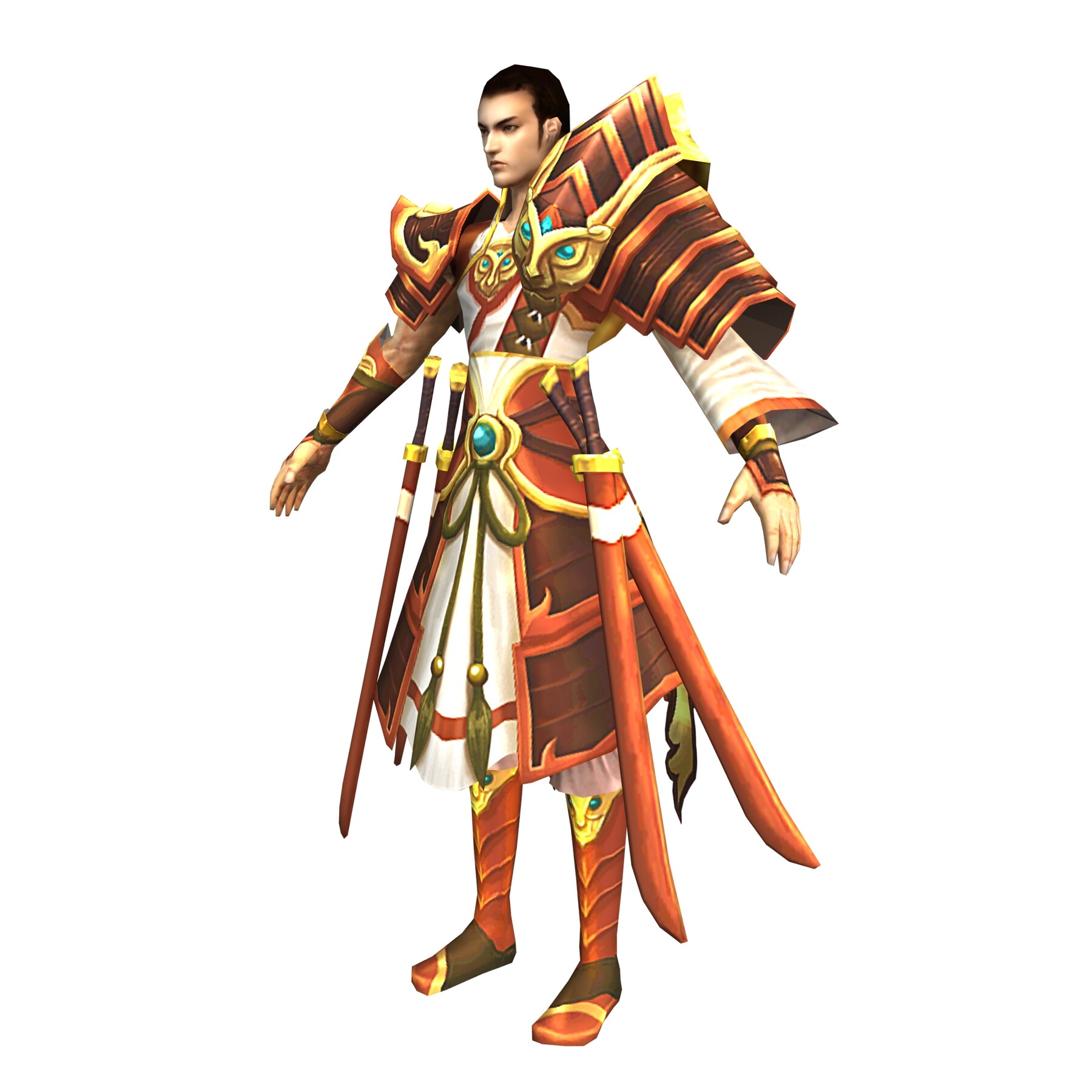 ArtStation - Game 3D Character - Male Warrior 06 | Game Assets