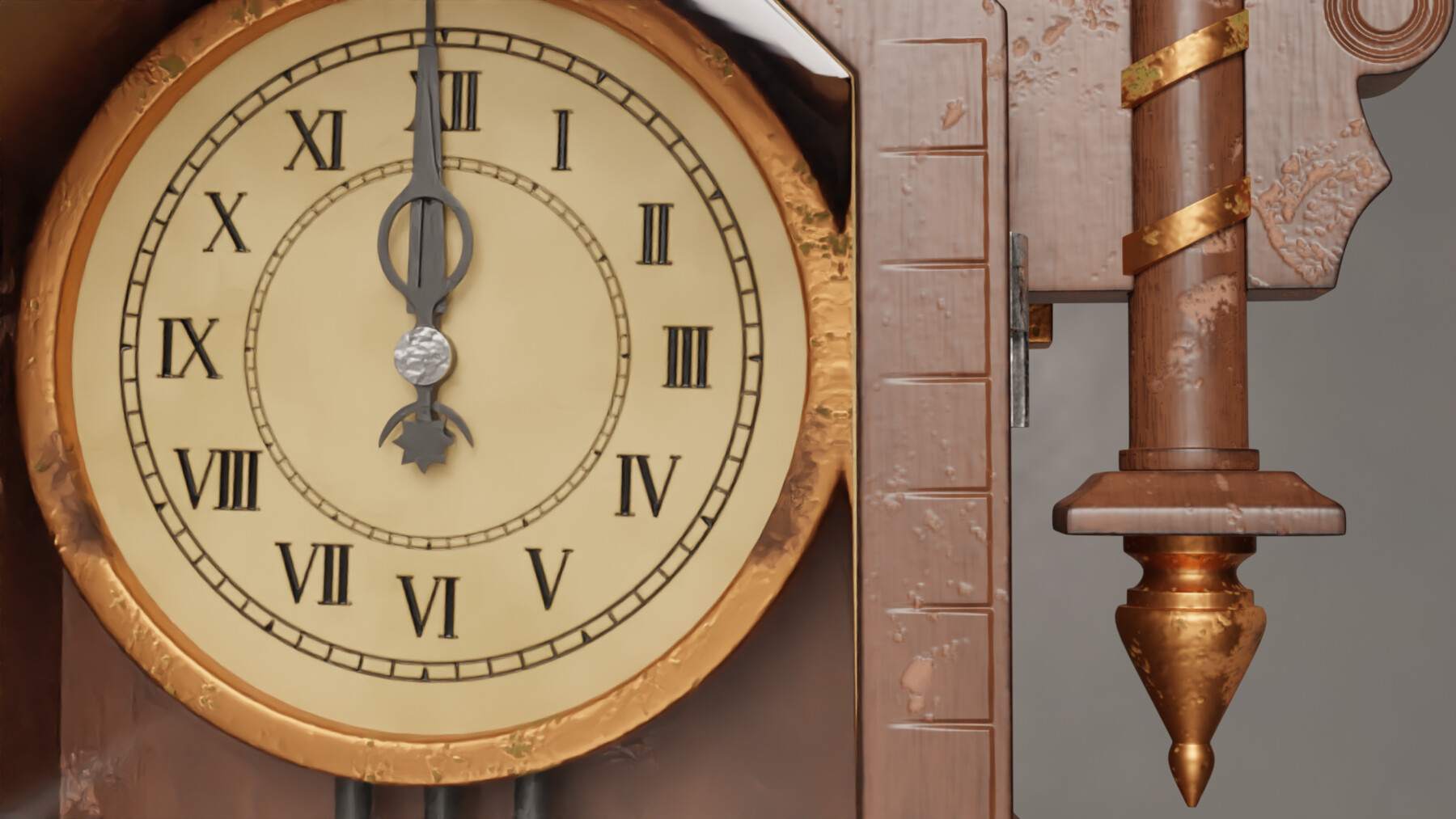 ArtStation - Pendulum Clock | Game Assets