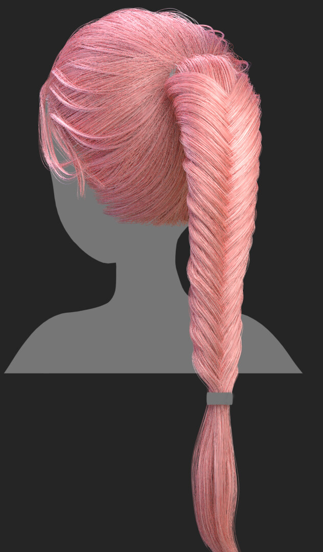 ArtStation - Fishtail Braid | Resources
