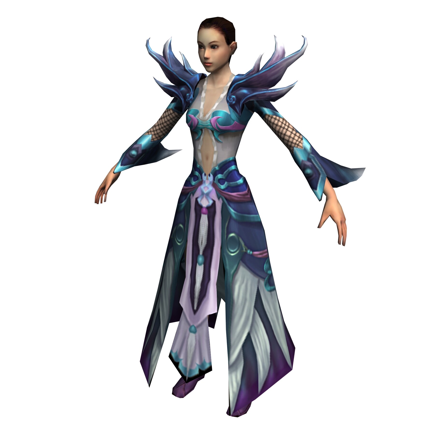 ArtStation - Game 3D Character - Female Mage 06 | Game Assets