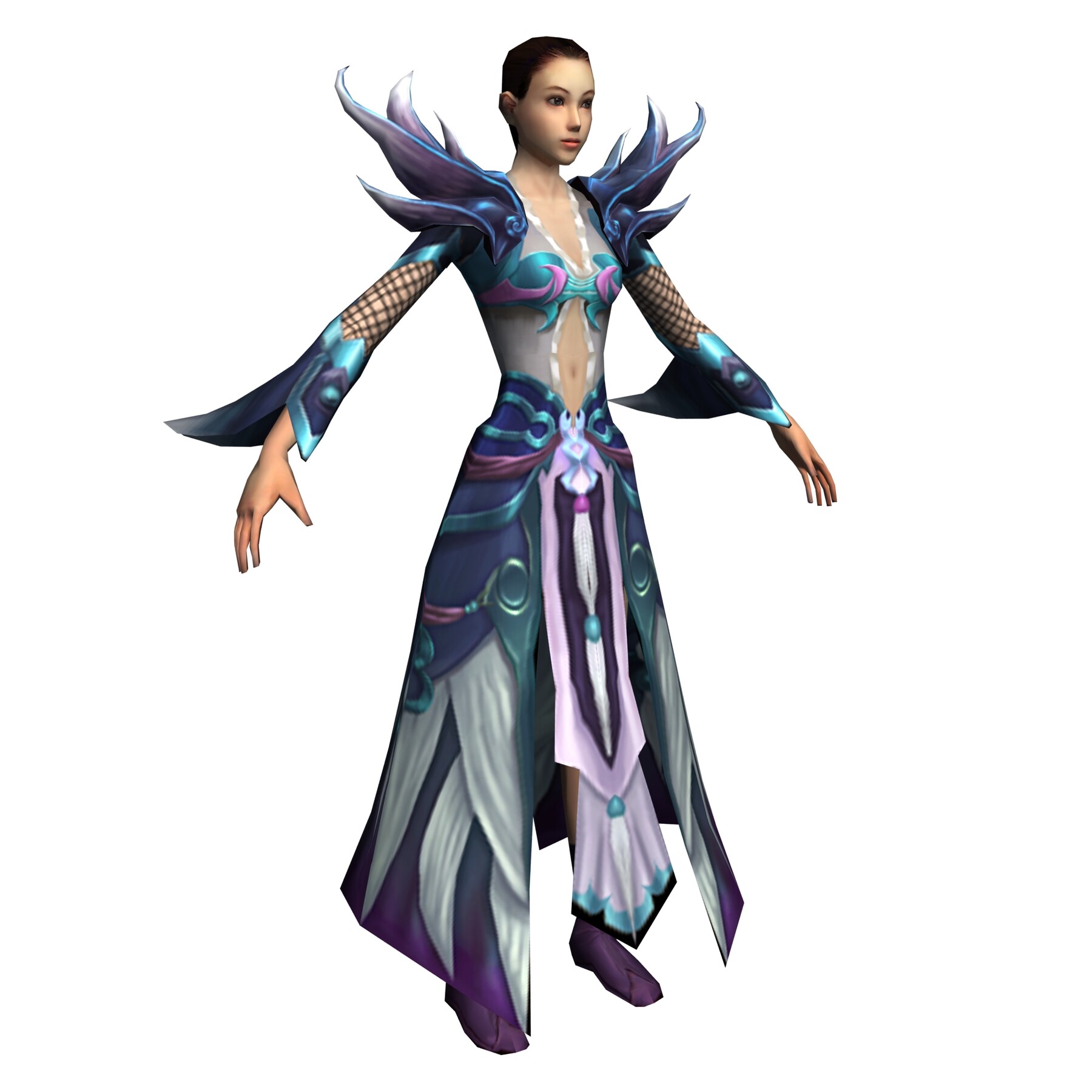 ArtStation - Game 3D Character - Female Mage 06 | Game Assets