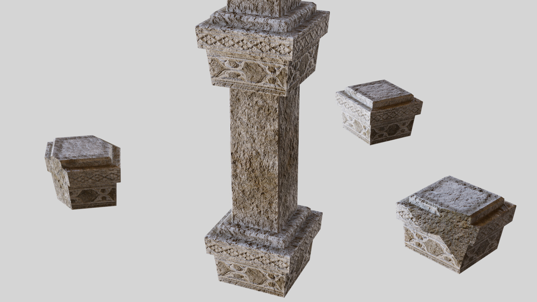 ArtStation - Modular Ancient Ruins | Game Assets