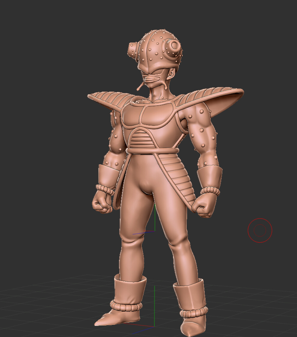 ArtStation - Dragon Ball Frieza Army Cui キュイ 邱夷 GK 3D | Resources
