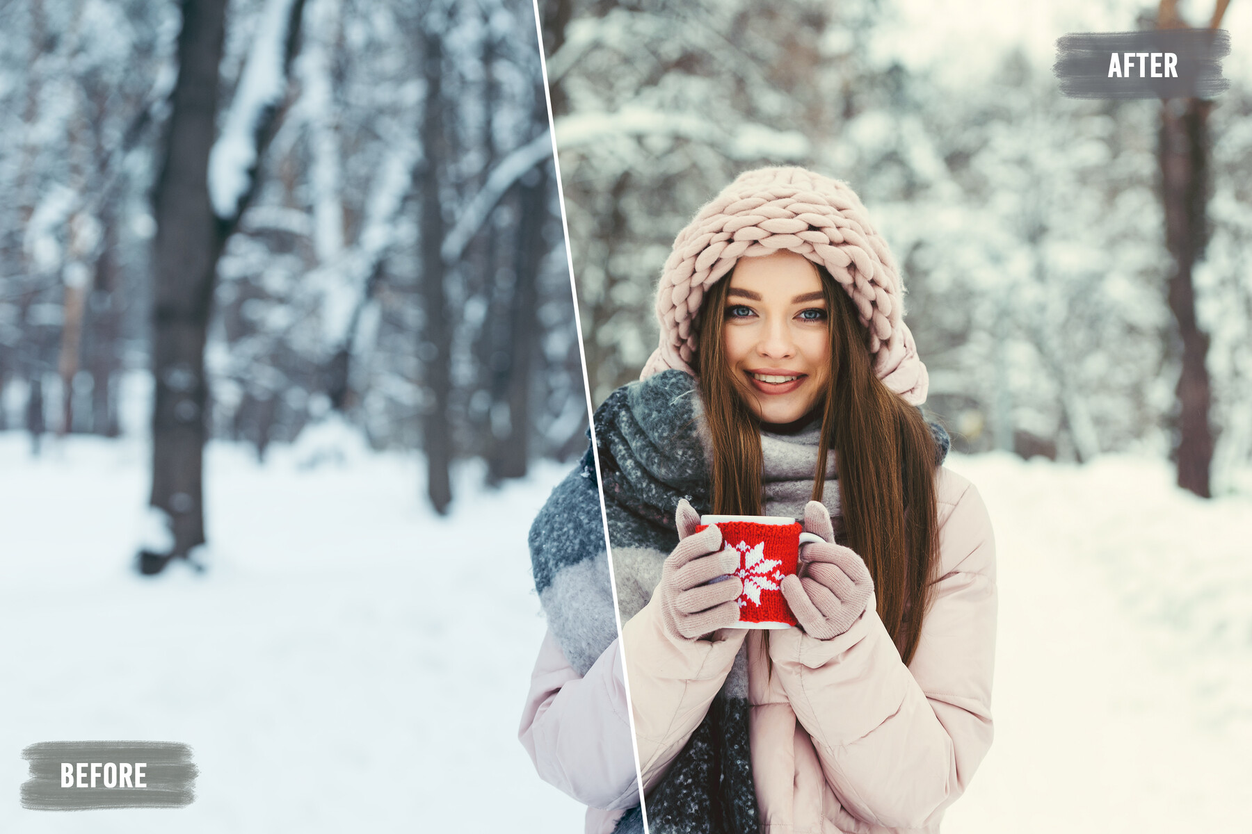 ArtStation - 50 Winter Vibes LUTs and Presets Pack | Artworks