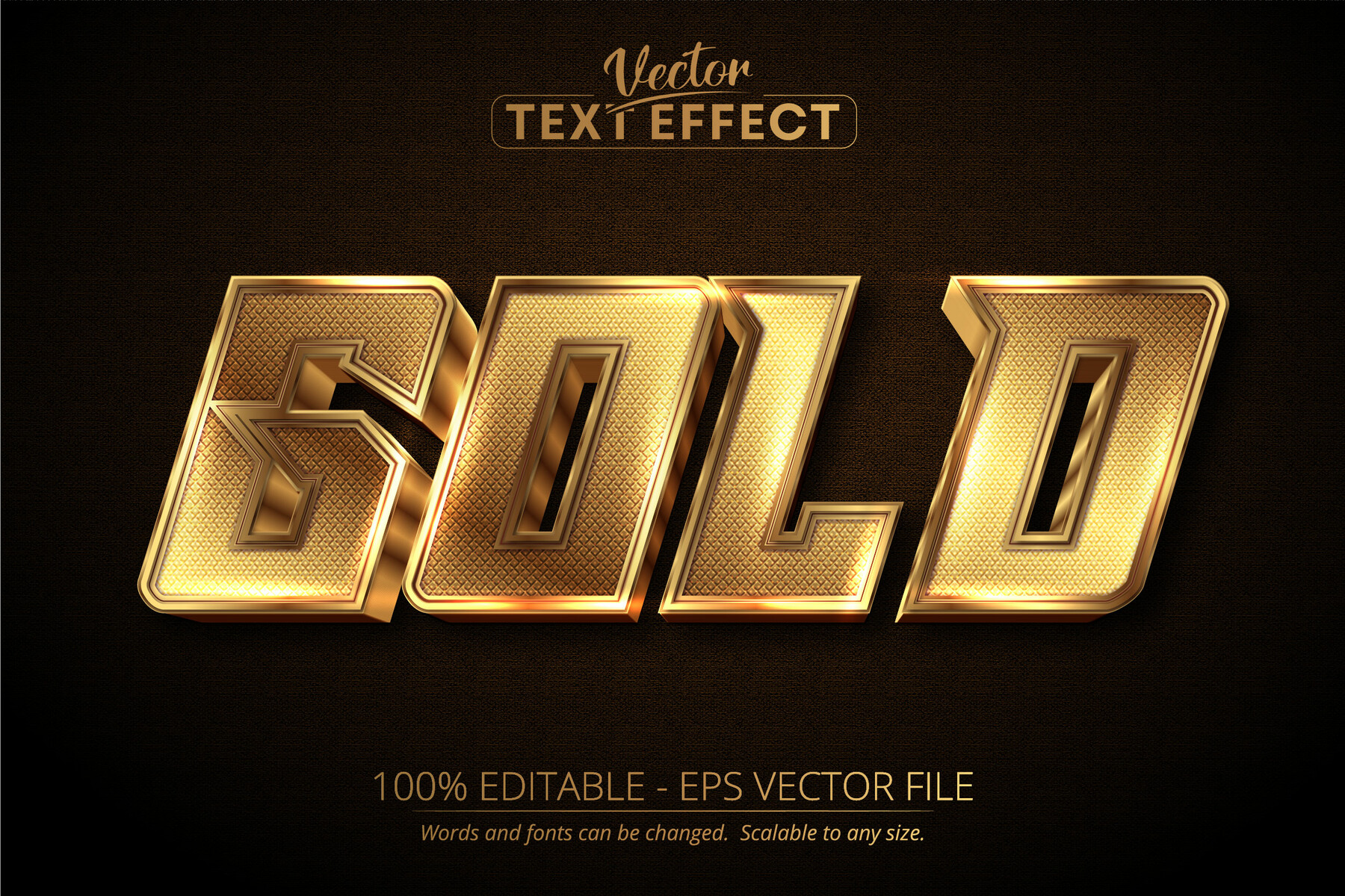 ArtStation - Text effect, luxury gold editable text on dark textured ...