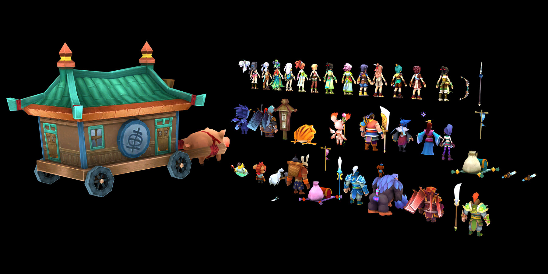 ArtStation - Game character - 20+ sci-fi character model | Game Assets