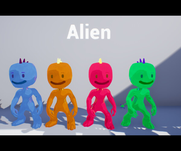 ArtStation - Low Poly Creatures Pack 1 | Game Assets